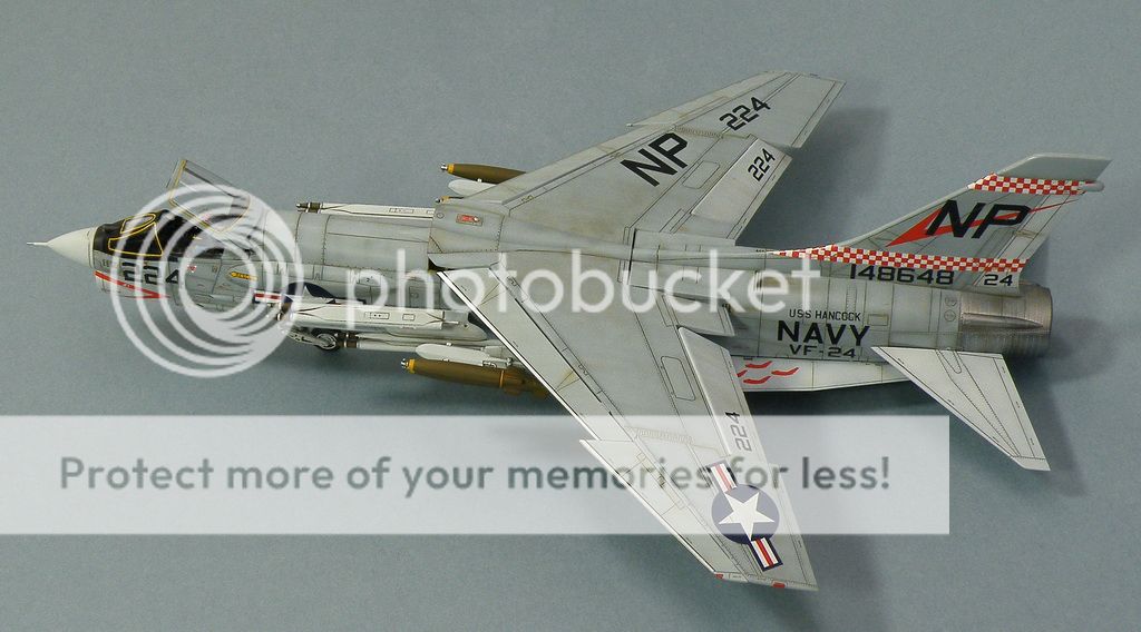 F 8e Crusader 1 72 Academy Ready For Inspection Aircraft